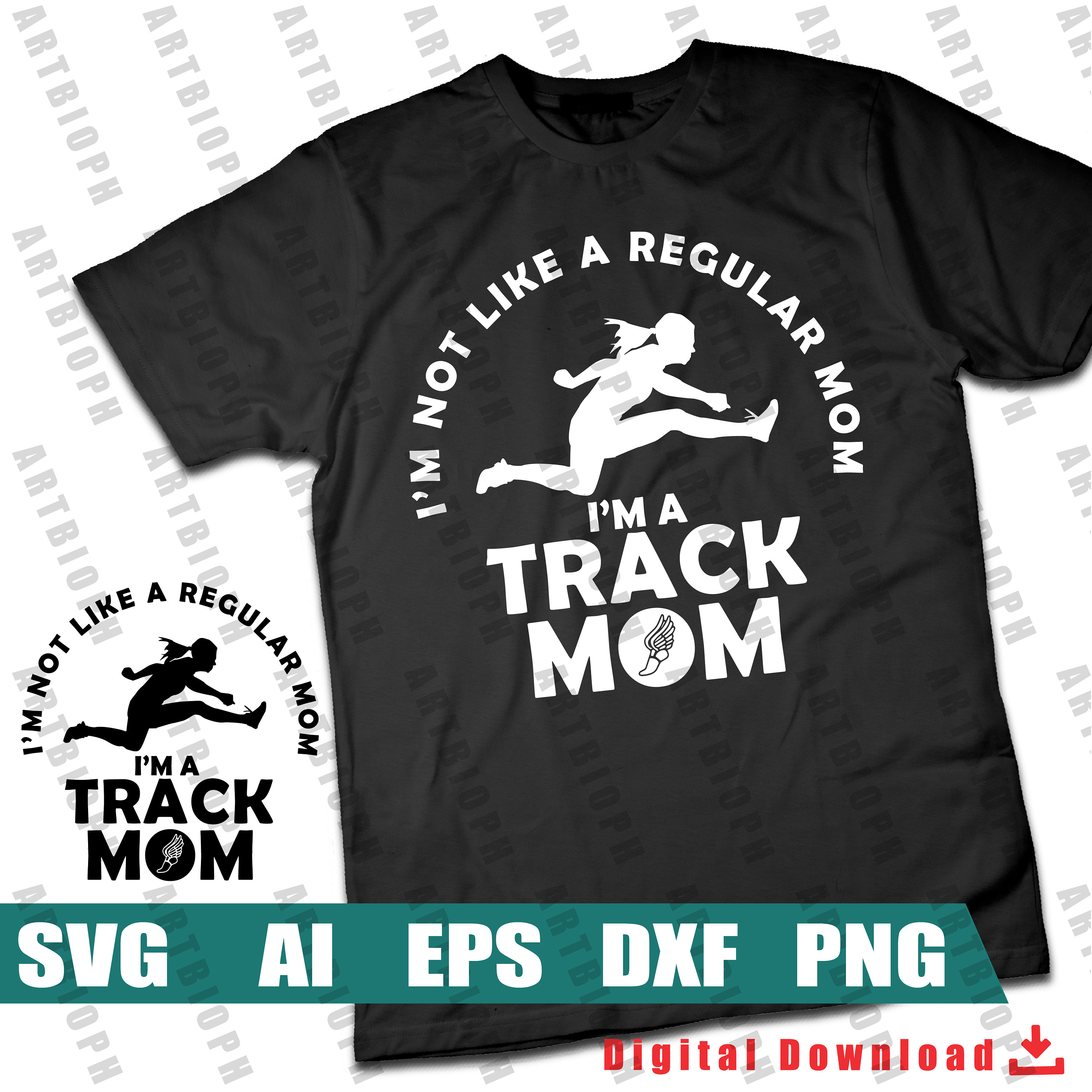 Track Mom Svg Track & Field Svg File, Digital Download - Etsy