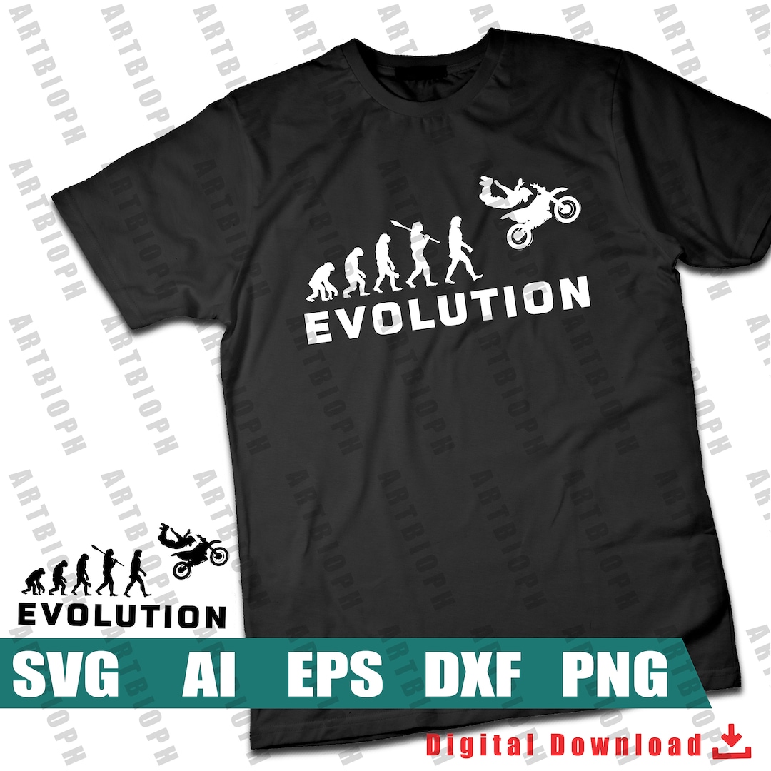 Evolution Motocross SVG - Simple Concept for Motocross Lover and ...