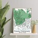 Colored Campus Map of Emory University and All Its Roads - Etsy