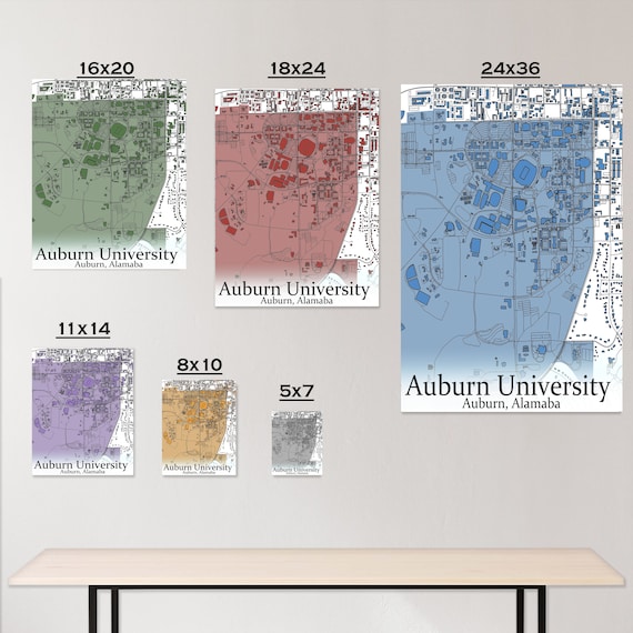 Auburn University Campus Map