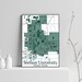 Colored Campus Map of Stetson University and All Its Roads - Etsy