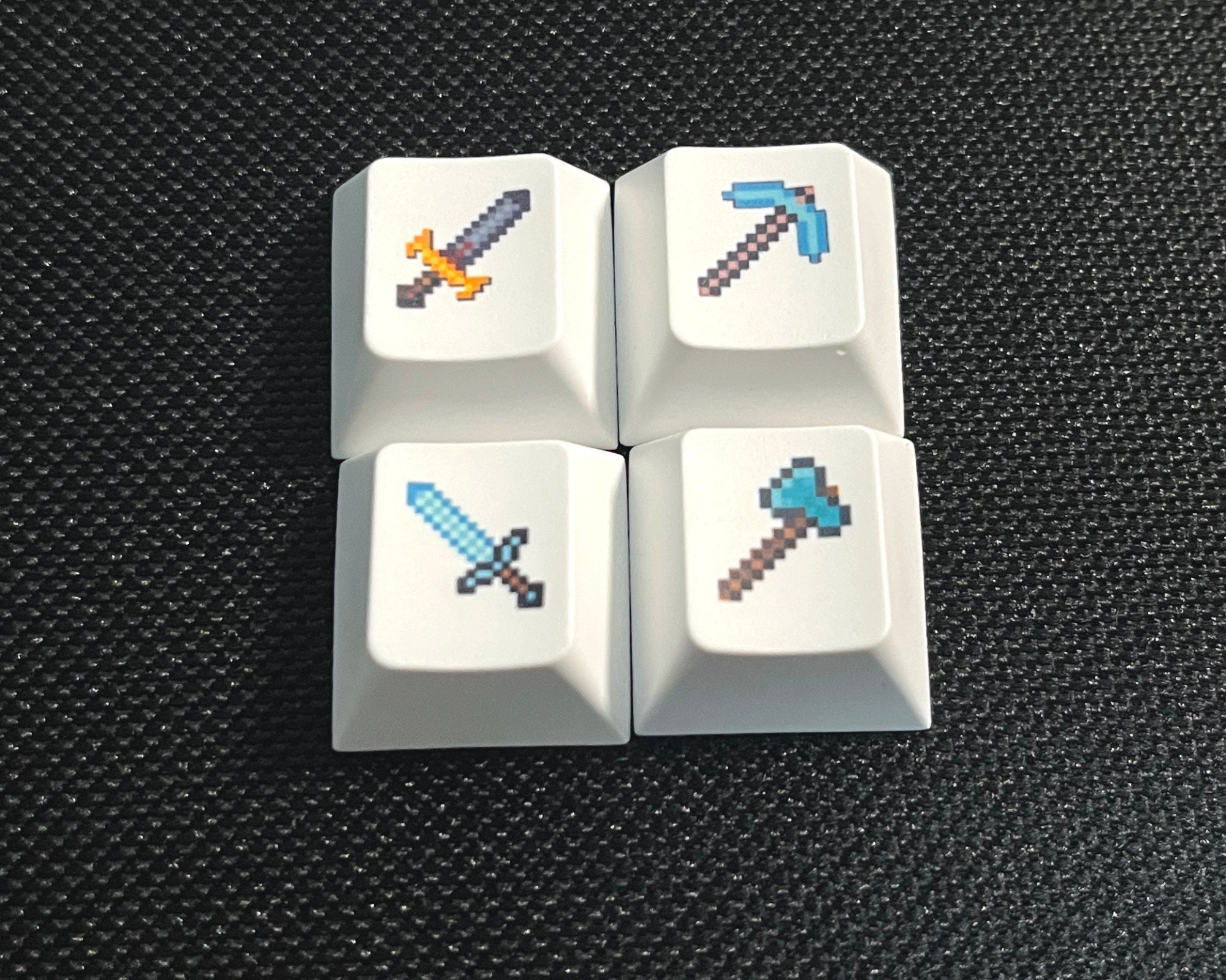 Minecraft Keycaps Set of 4 PBT Keycaps Minecraft Keycaps - Etsy Canada