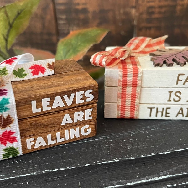 Fall Book Stacks - Etsy