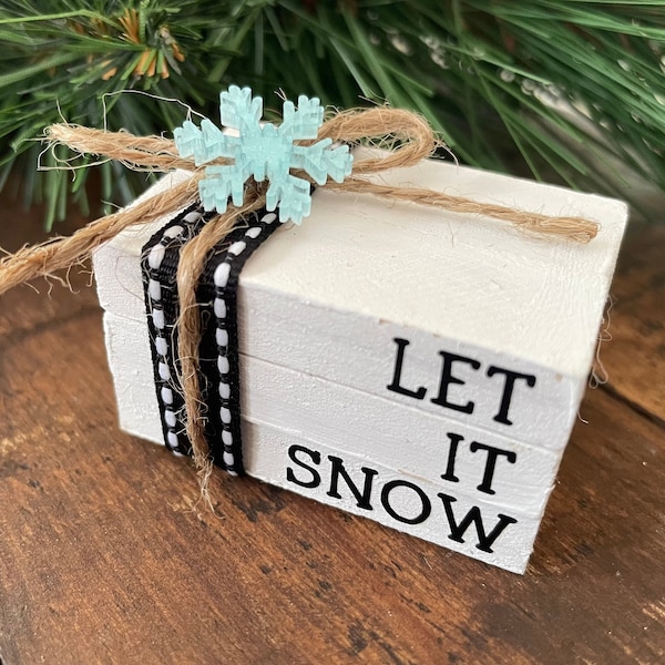 Stamped Book Stack - Etsy