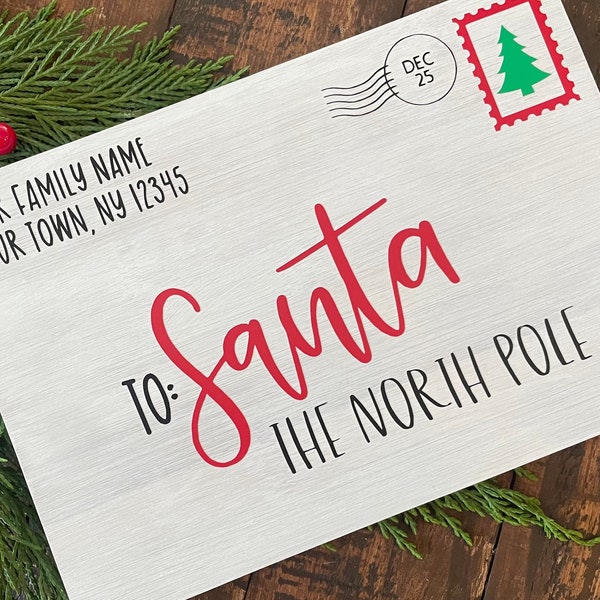 Letter to Santa Sign - Etsy