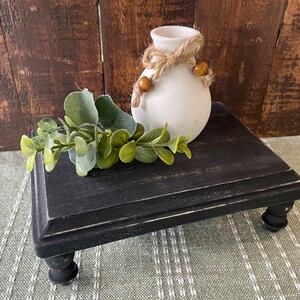 Wood Riser, Black Distressed Style, Display Stand, 5" X 7" Rectangle - Etsy