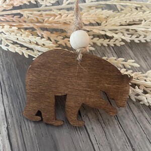 Set of 4 Rustic Woodland Animal Ornaments, Fall Decor - Etsy