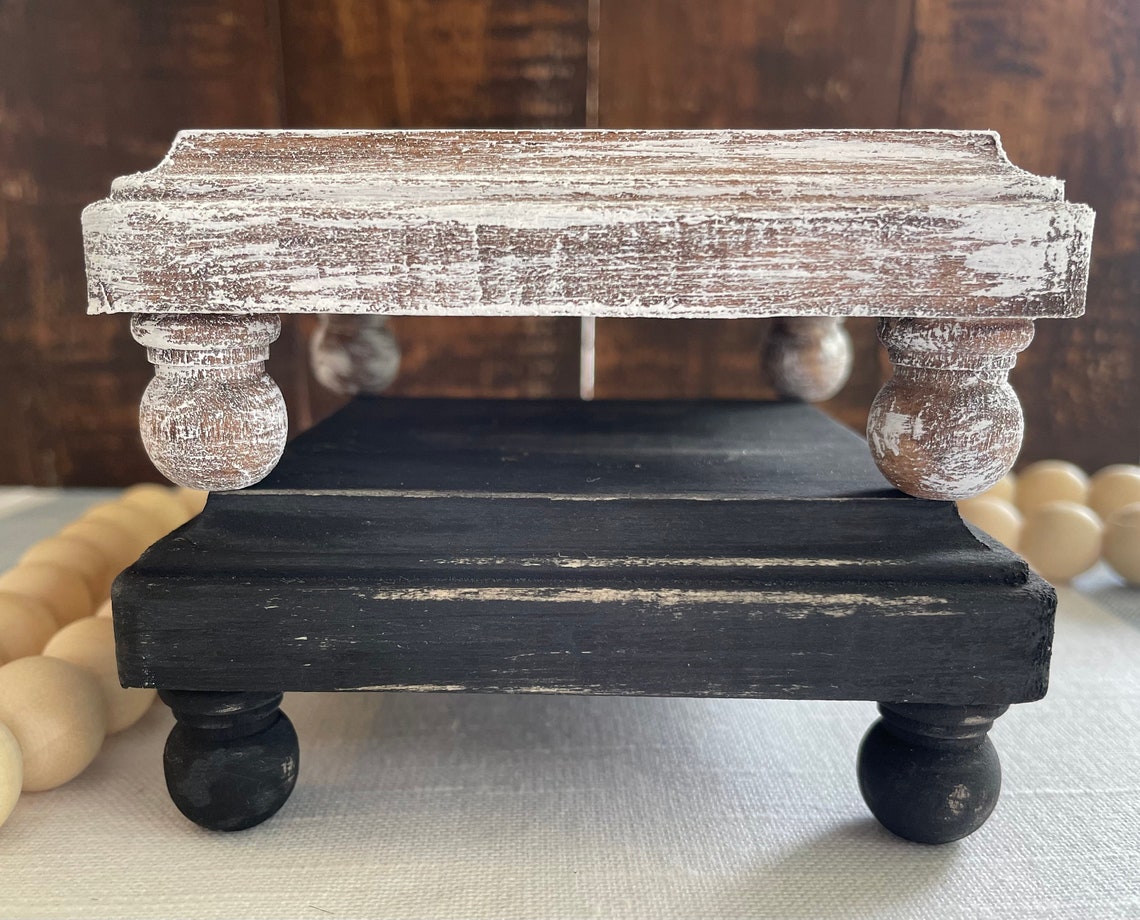 Wood Riser Display Stand 4 Square - Etsy