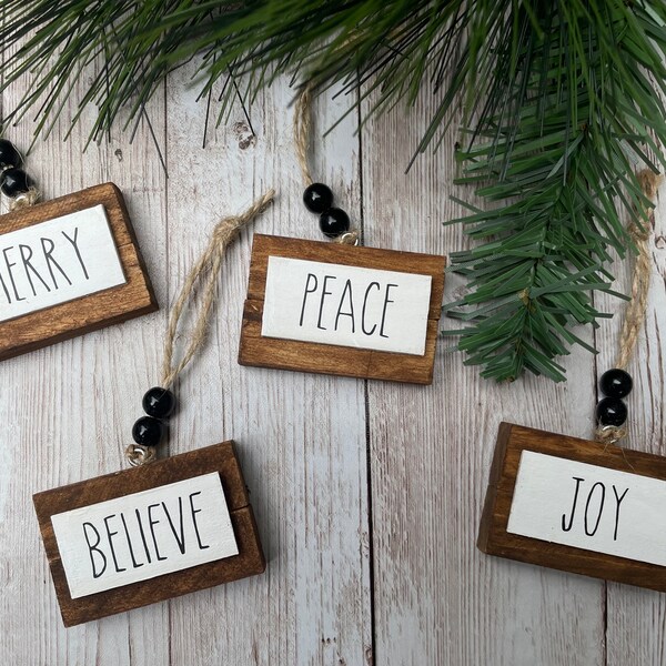 Jenga Christmas Ornaments - Etsy