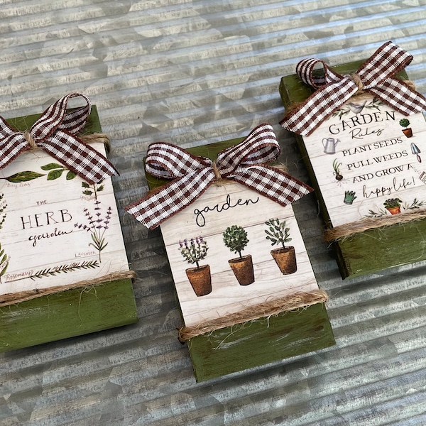 Wood Magnet Set - Etsy