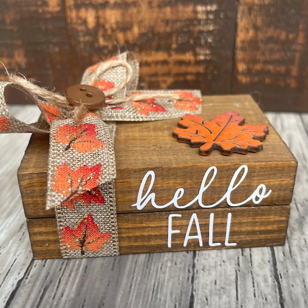 Fall Book Stack - Etsy