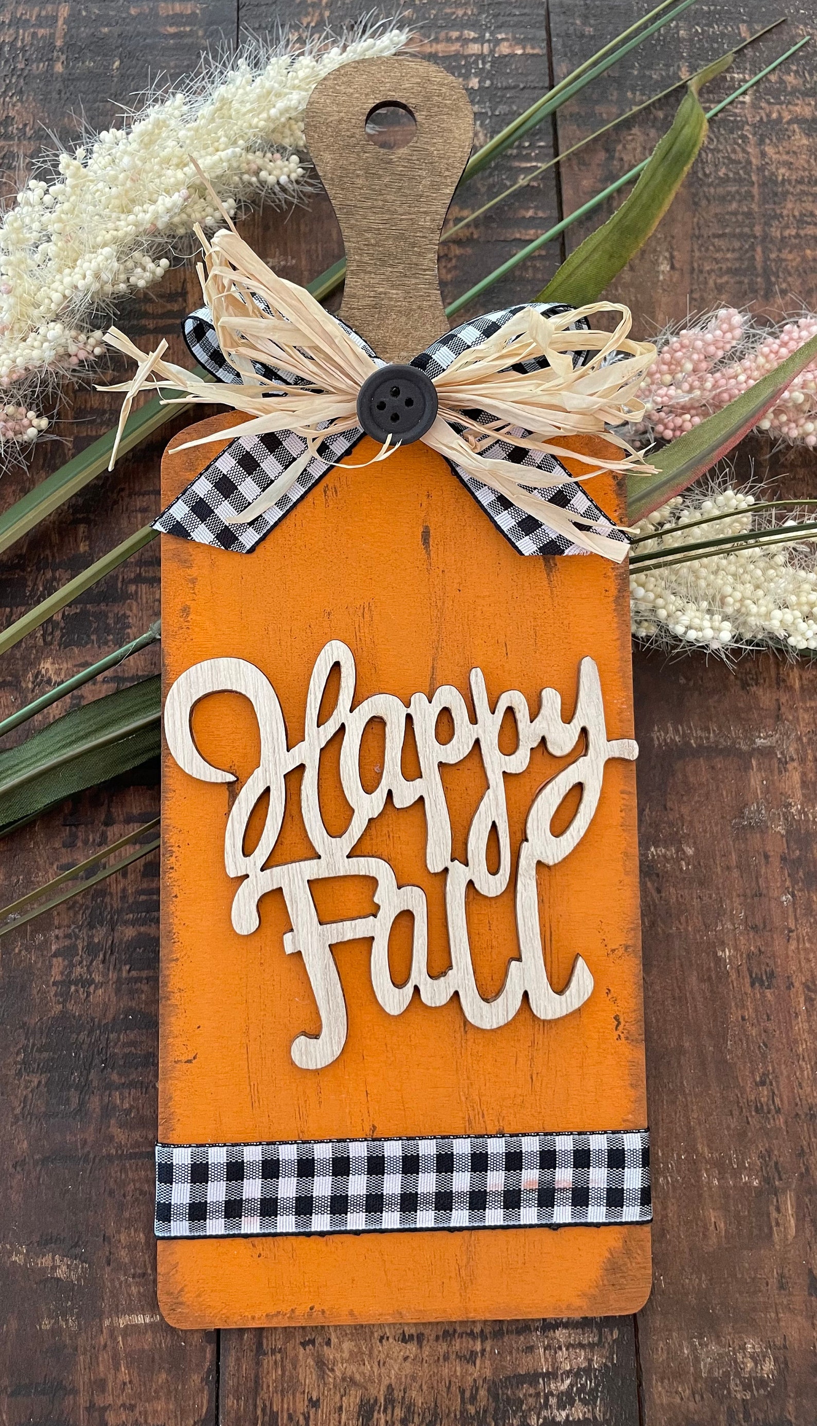 Happy Fall Mini Cutting Board, Pumpkin Cutting Board, Fall Decor - Etsy