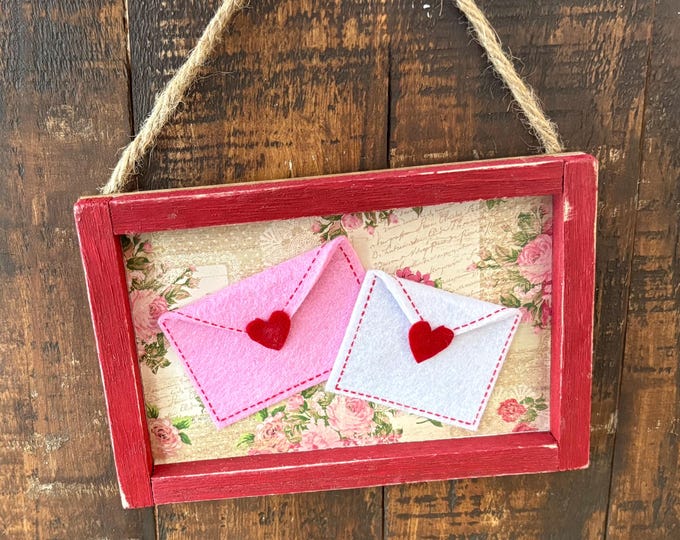Wood Love Letter Sign, Valentine’s Day Decor - Etsy