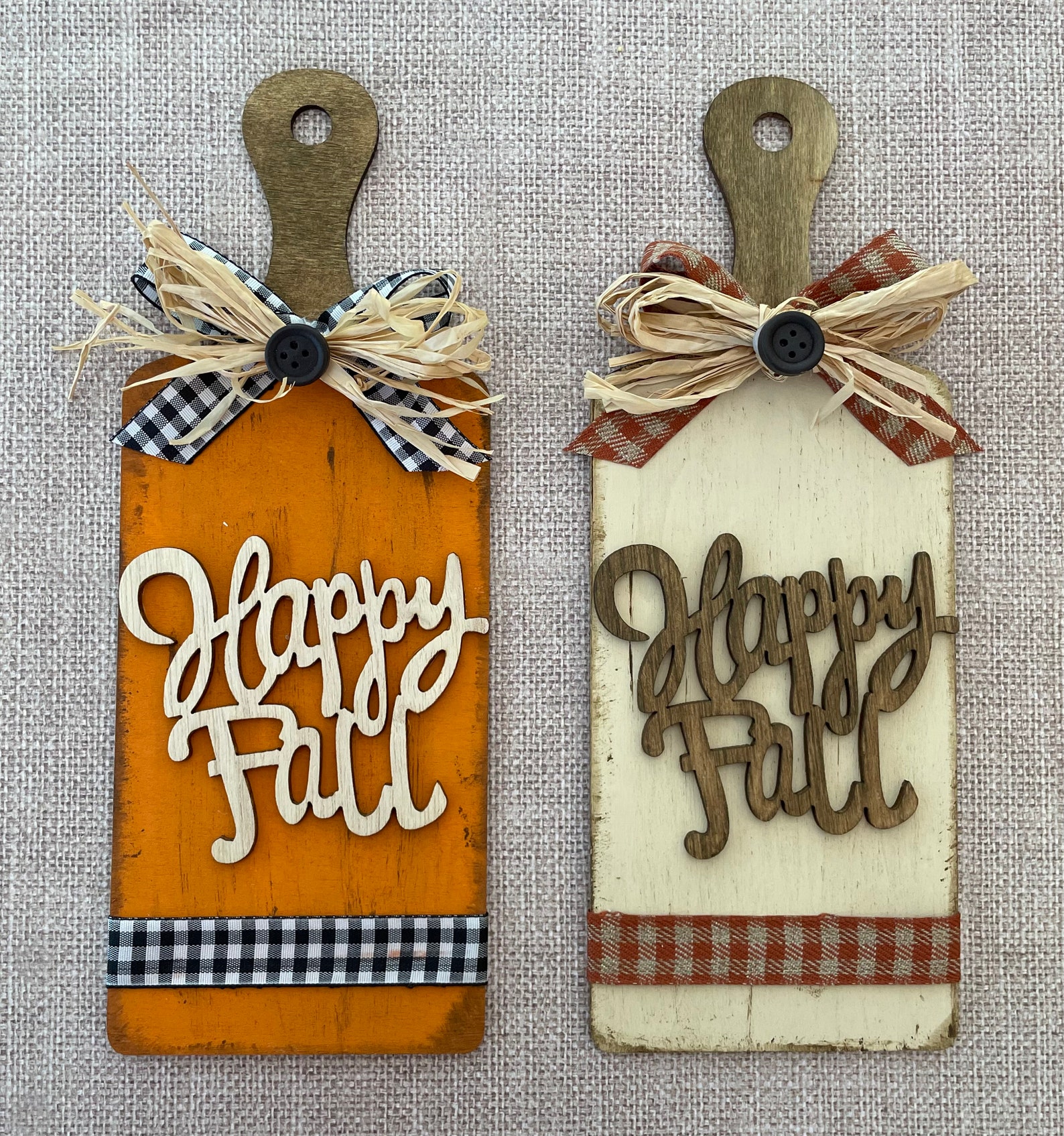 Happy Fall Mini Cutting Board, Pumpkin Cutting Board, Fall Decor - Etsy