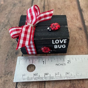 MINIATURE Book Stack/ladybugs - Etsy