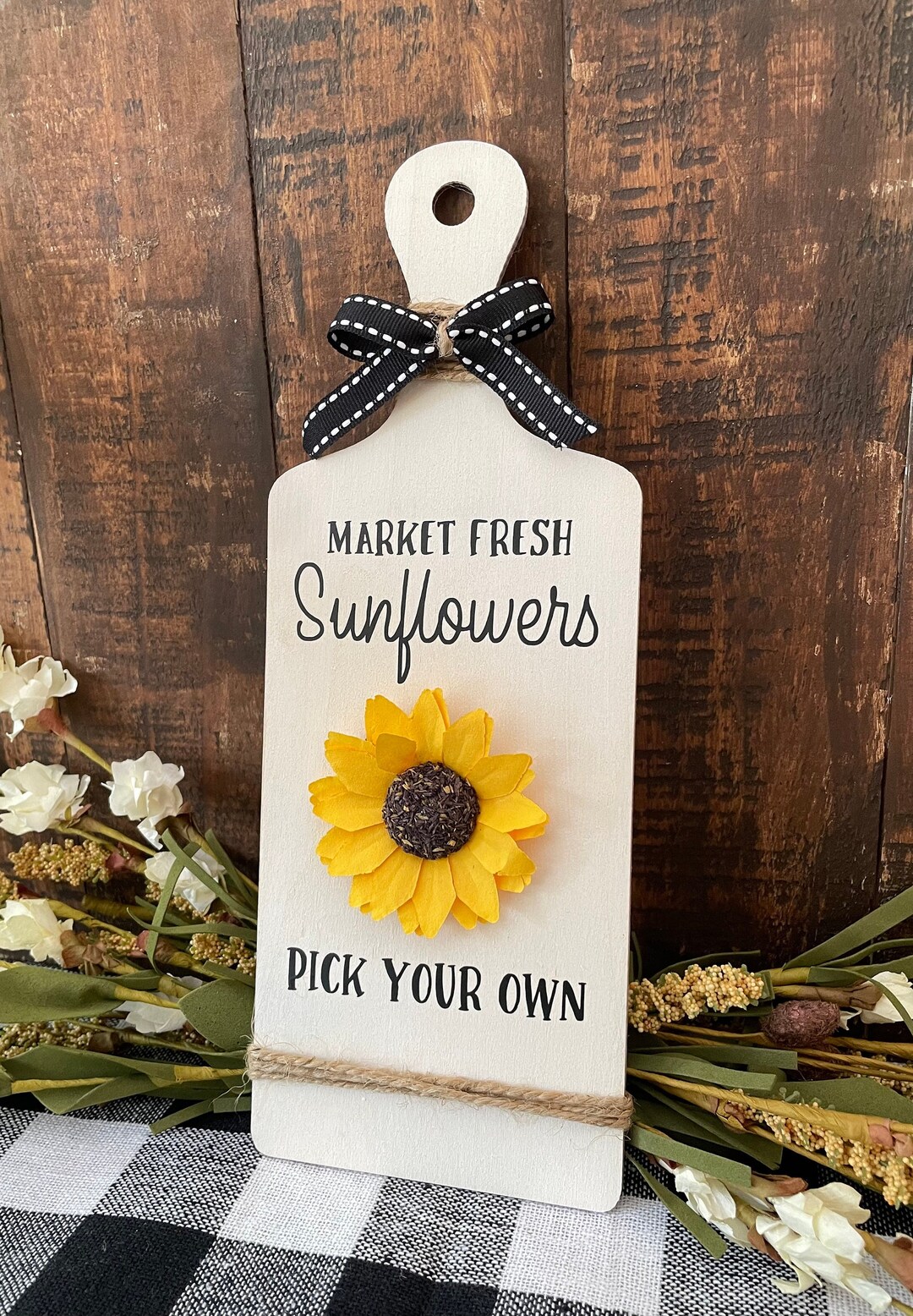 Sunflower Mini Cutting Board - Etsy