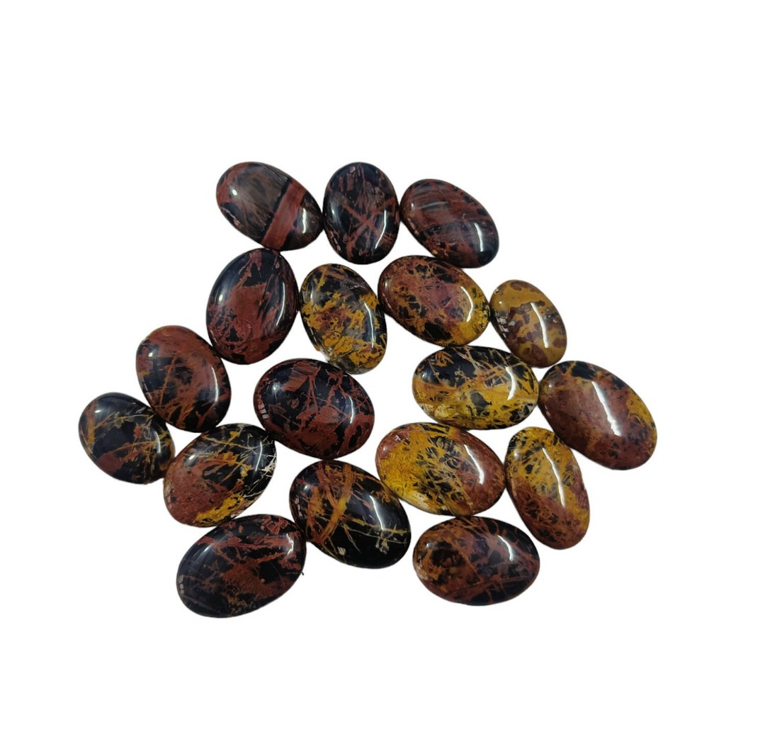 18 Pcs, 636 Carat, Mahogany Obsidian, Jasper Soap Stones Mookite Jasper ...