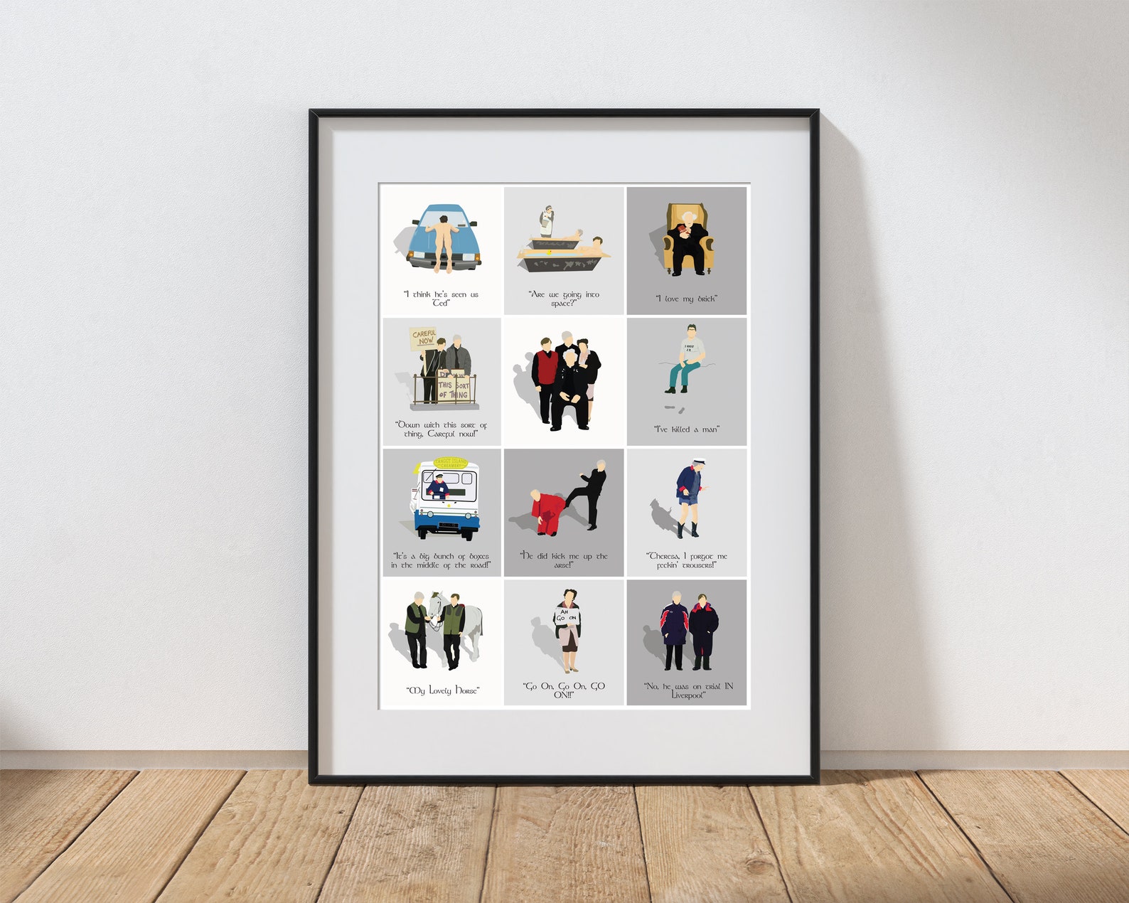 Fr. Ted Characters & Best Moments - Poster - Etsy
