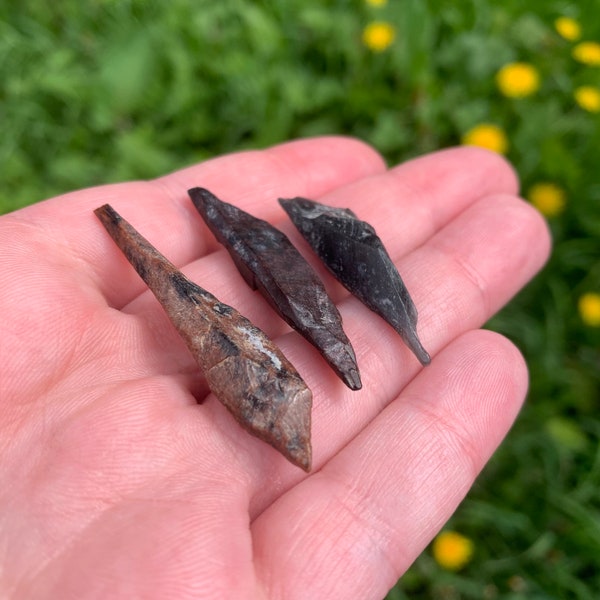 Obsidian Needles - Etsy