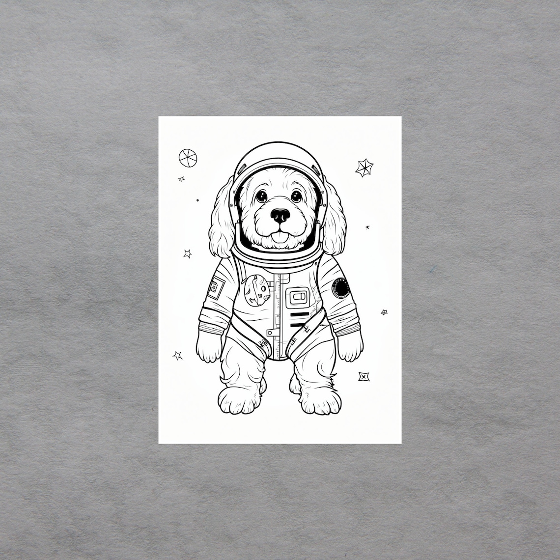 Dogs Dressed up Easy Dog Coloring Pages for Kids Toddlers Preschoolers ...
