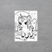 Unicorn Coloring Printable Book Pages Ages 4-12: 50 Fantasy Kawaii ...