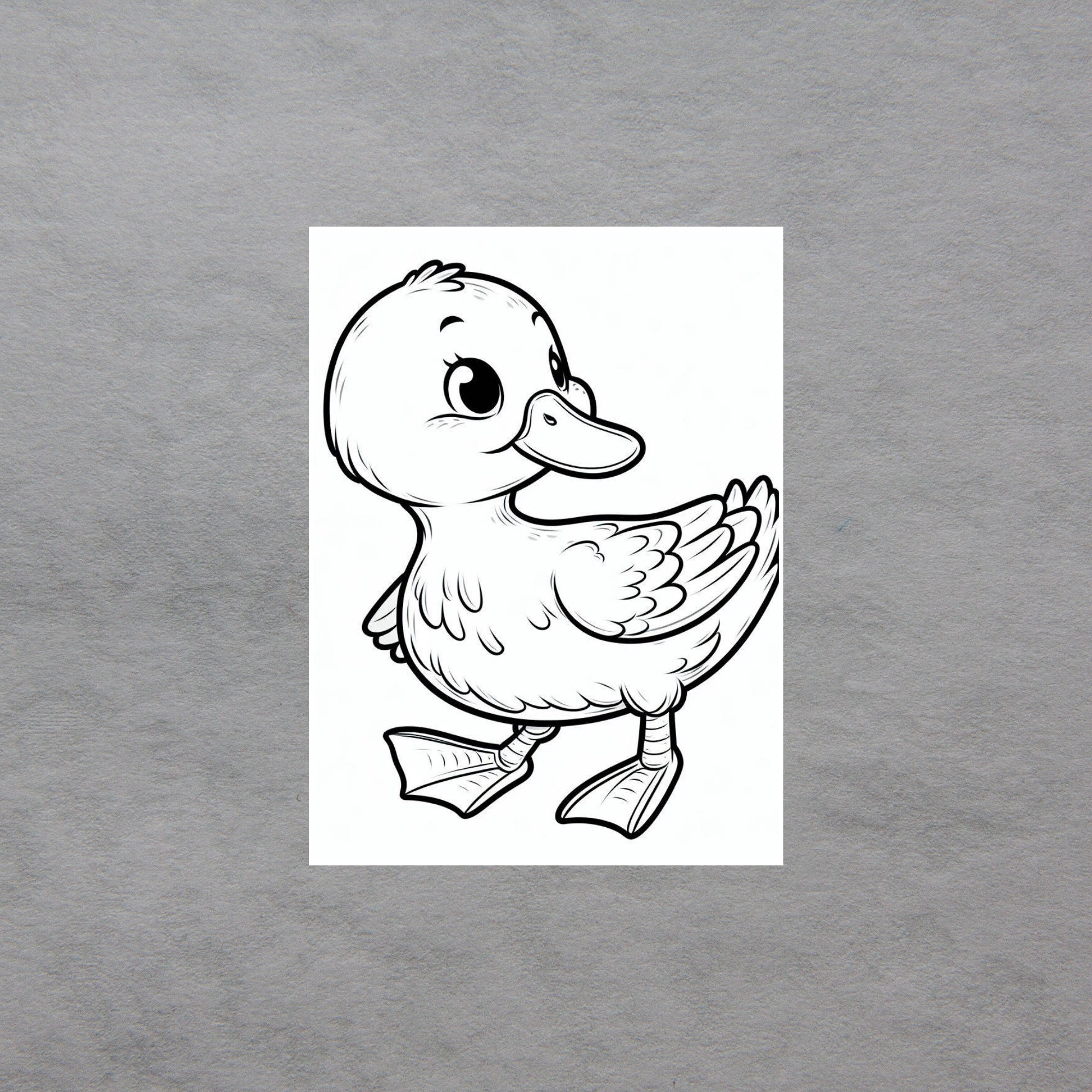 10 Duck Coloring Pages Printable PDF Animal Coloring Sheets for Kids ...