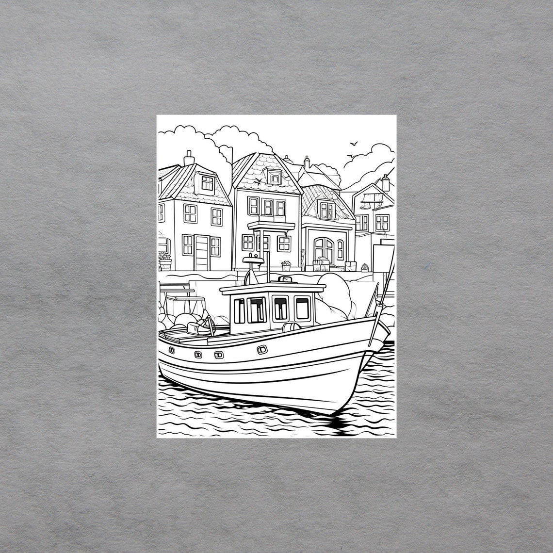Ship Coloring Pages, Boat Coloring Pages, Ship PDF, Ship Printables ...
