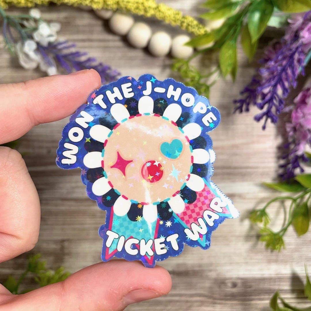 Won the J-hope Ticket War Sticker Instead | J-hope Sticker | J-hope ...