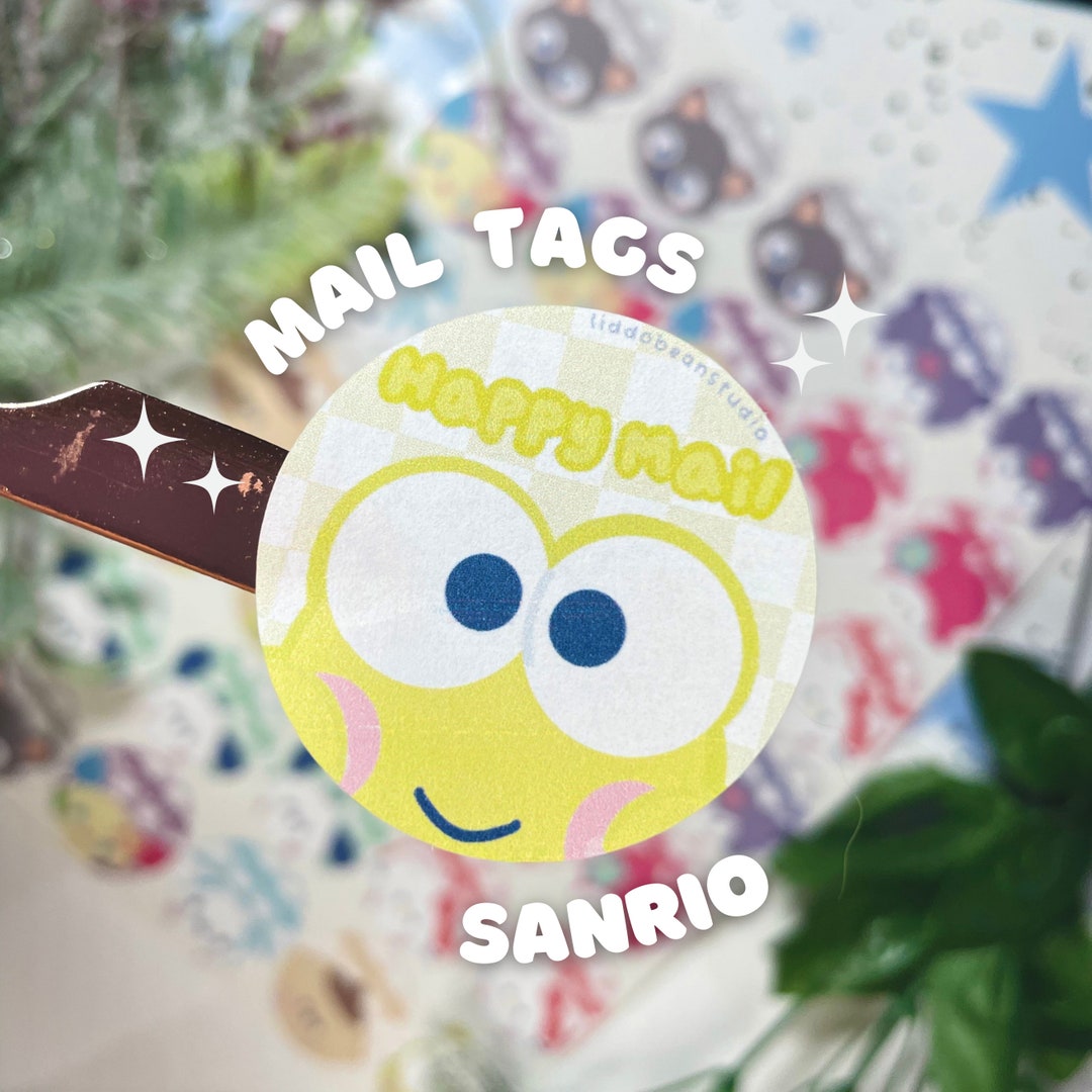 Round Mailing Labels - 35 Count - | Mail Tags | Cute Characters ...