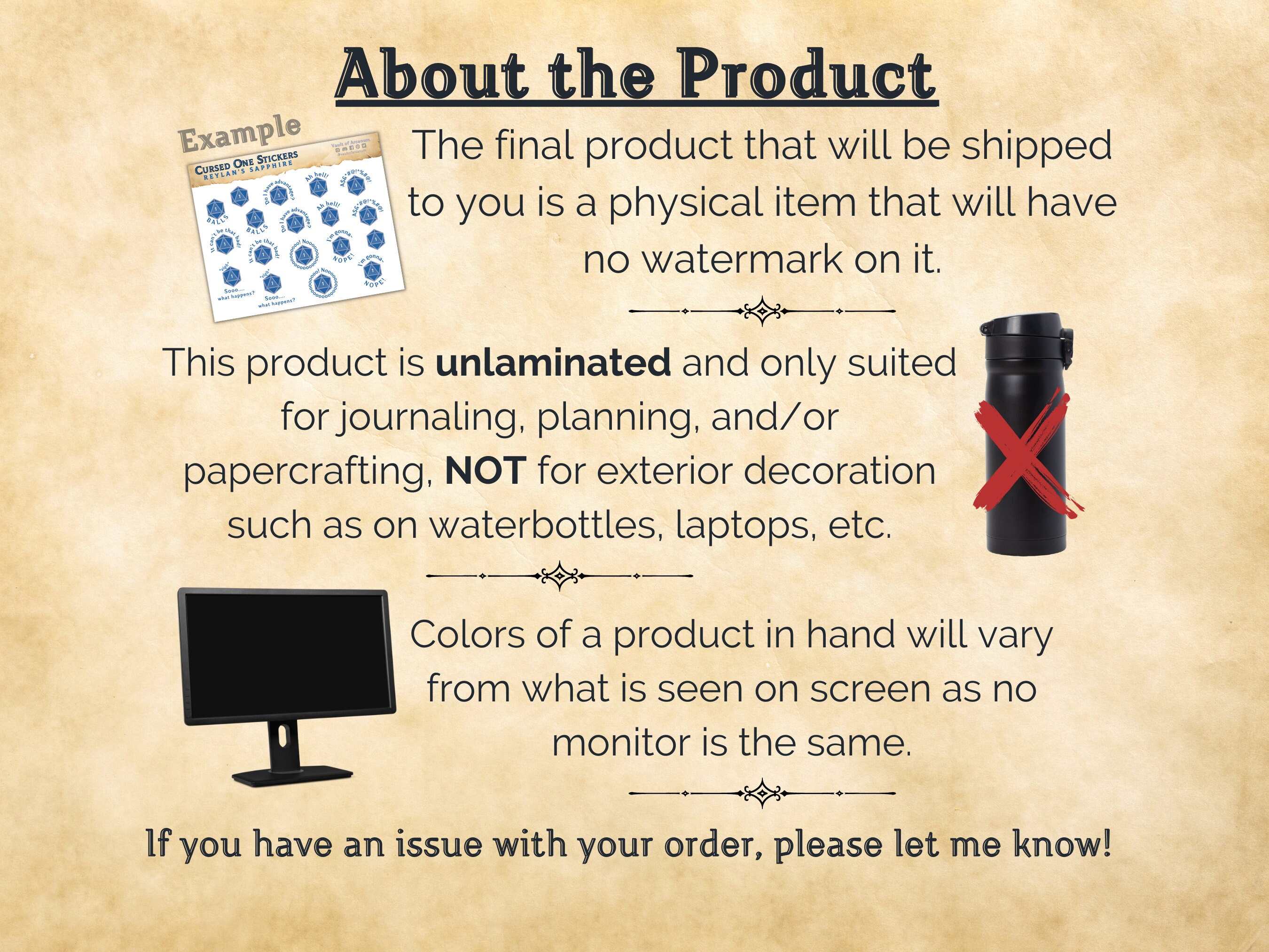 Cursed One Dice Stickers - Verdant Knight Vasya | Fantasy TTRPG Nat 1 ...