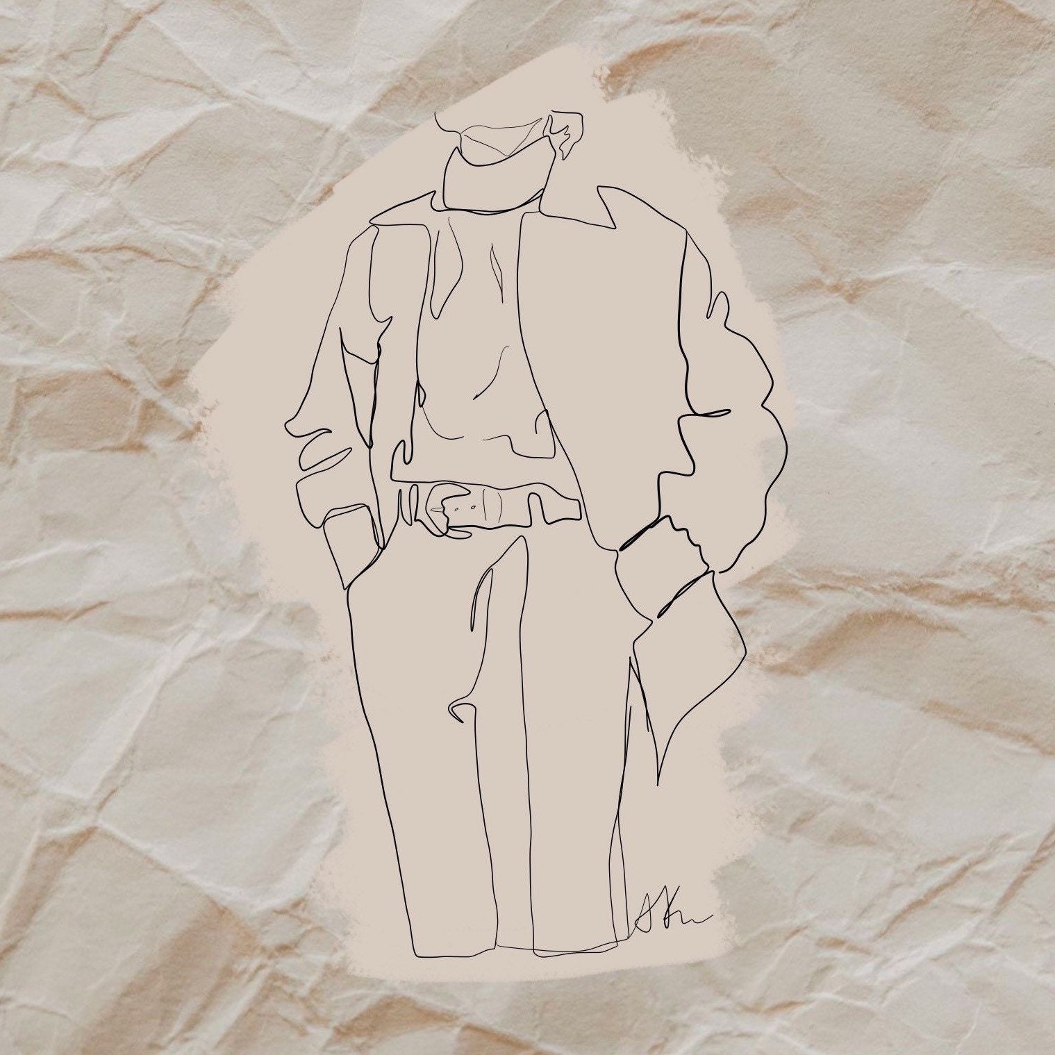 Custom One-line Portraits - Etsy