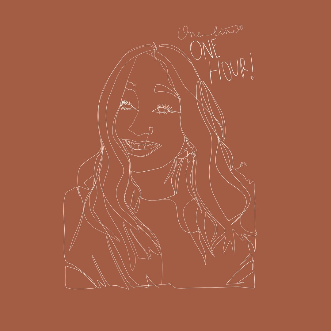 Custom One-line Portraits - Etsy