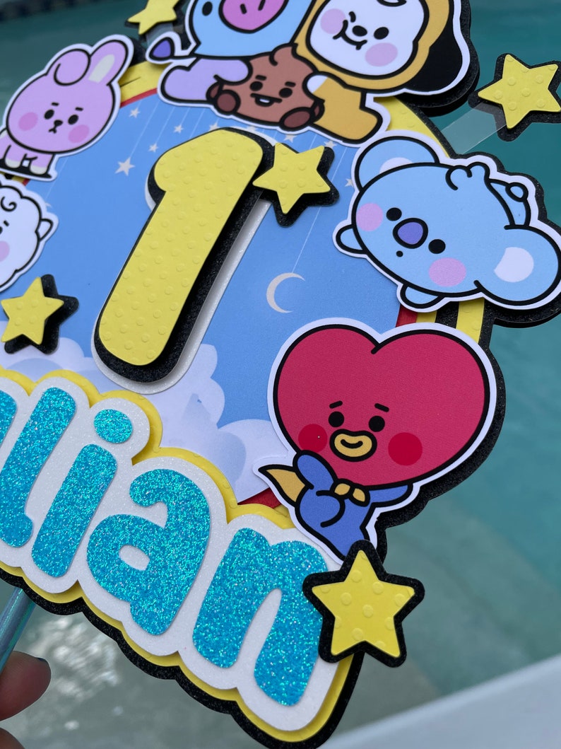 Personalized BT21 Baby Cake Topper BT21 Cake Decor - Etsy