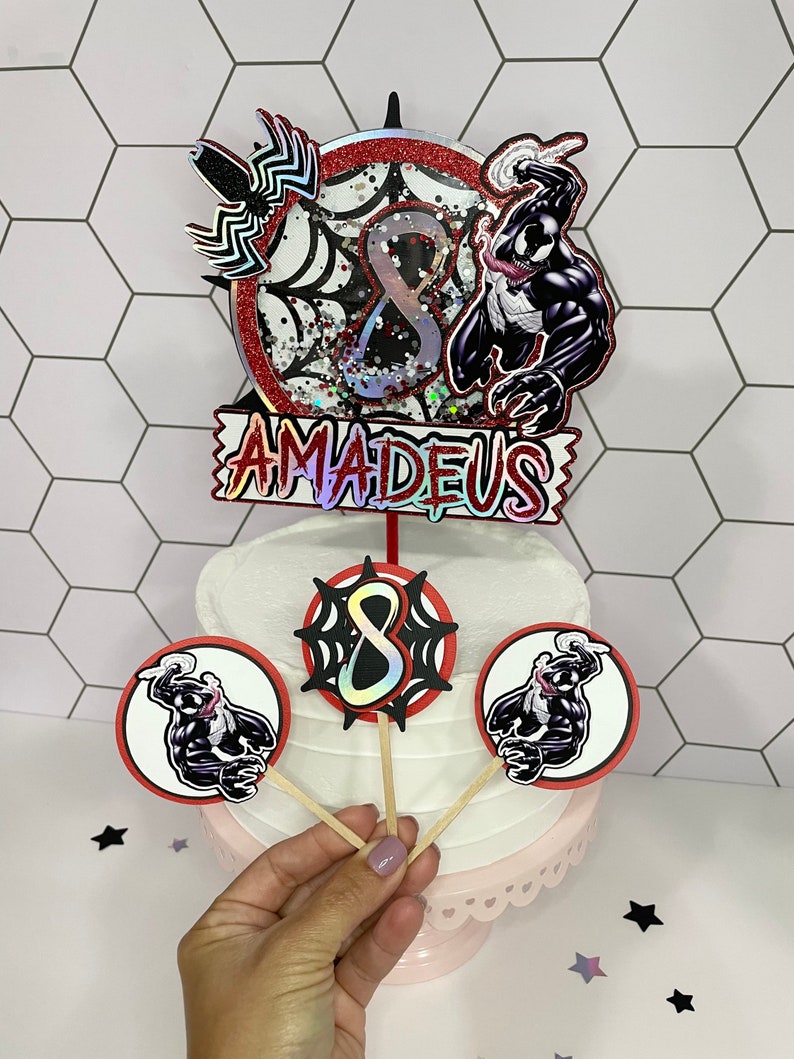 Personalized Venom Cake Topper | Venom Cake Decor - Etsy