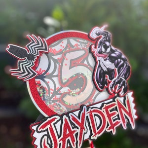 Personalized Venom Cake Topper | Venom Cake Decor - Etsy