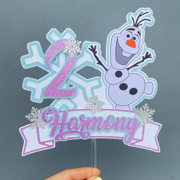 Olaf Cake Topper - Etsy