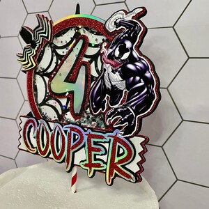 Personalized Venom Cake Topper Venom Cake Decor - Etsy