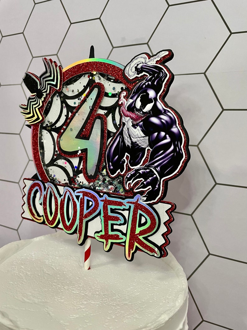 Personalized Venom Cake Topper Venom Cake Decor | Etsy