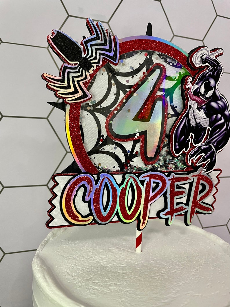 Personalized Venom Cake Topper | Venom Cake Decor - Etsy