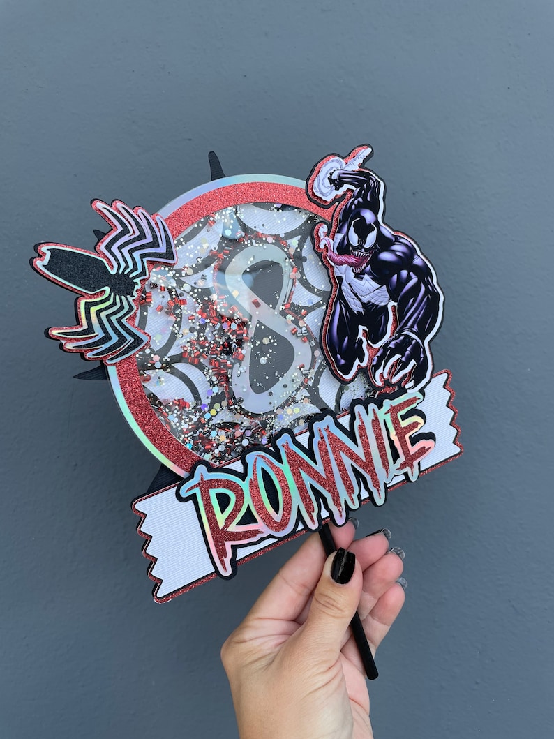 Personalized Venom Cake Topper | Venom Cake Decor - Etsy