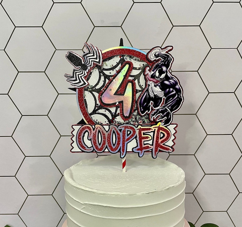 Personalized Venom Cake Topper Venom Cake Decor - Etsy