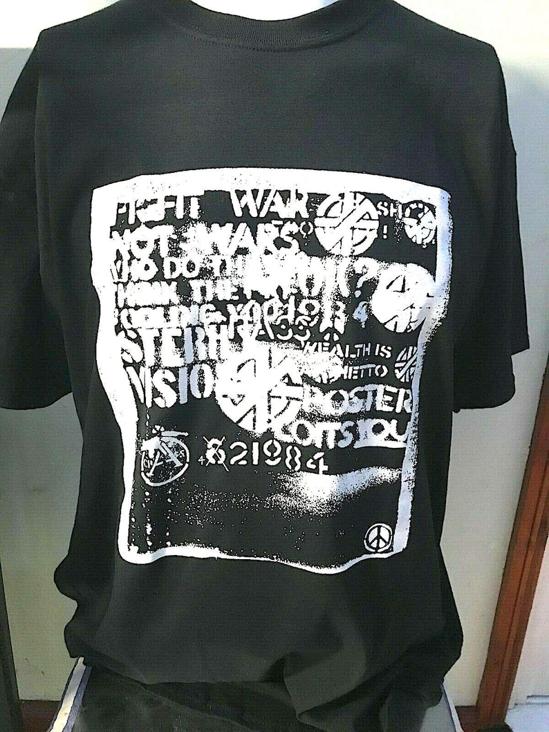 Fight War Not Wars - Crass - Band Punk Rock - Short or Long Sleeve T ...