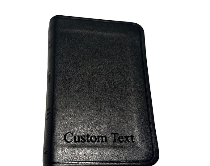 Engraved Pocket Bible -TINY Small Bible ESV Translation Personalized ...