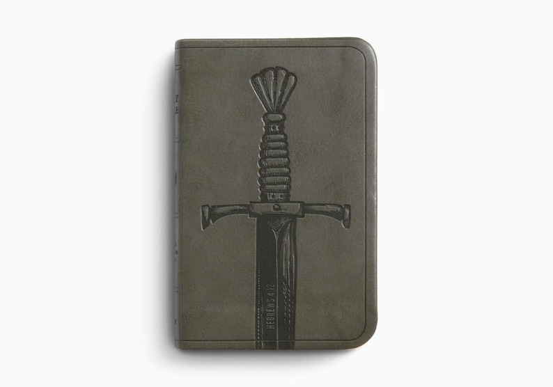 Engraved Silver Pocket Bible, Sword Design - ESV New Testament - Etsy
