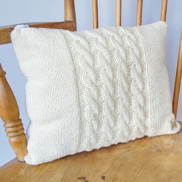 Knitted Cushion - Etsy