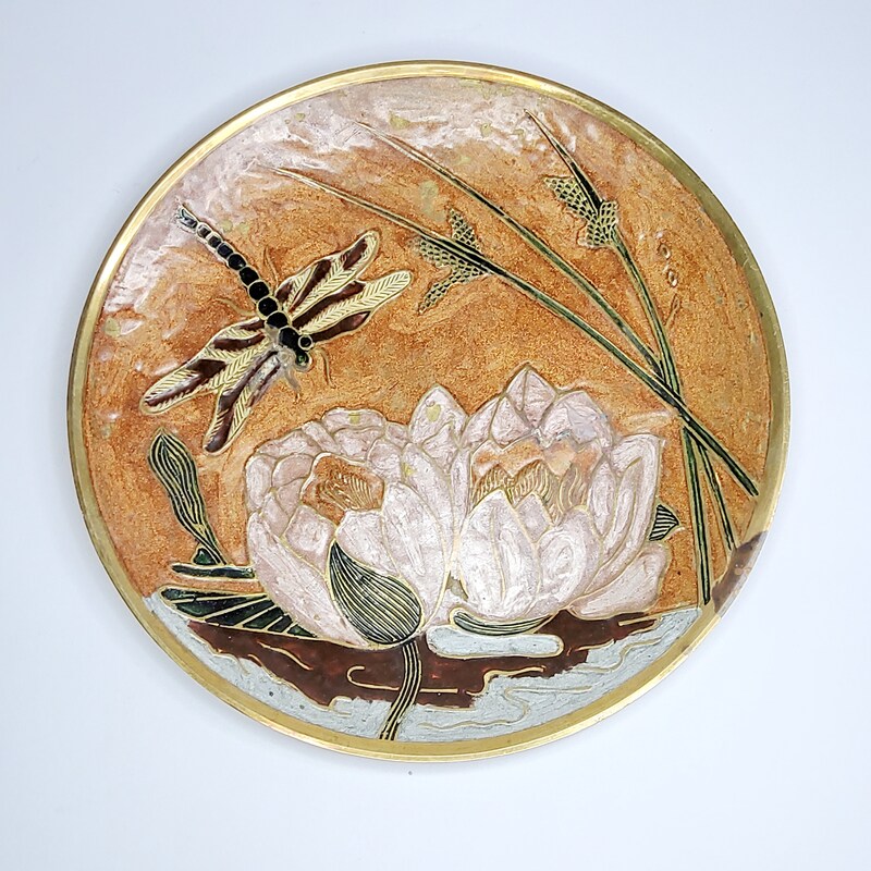 Asian Lotus Plate - Etsy