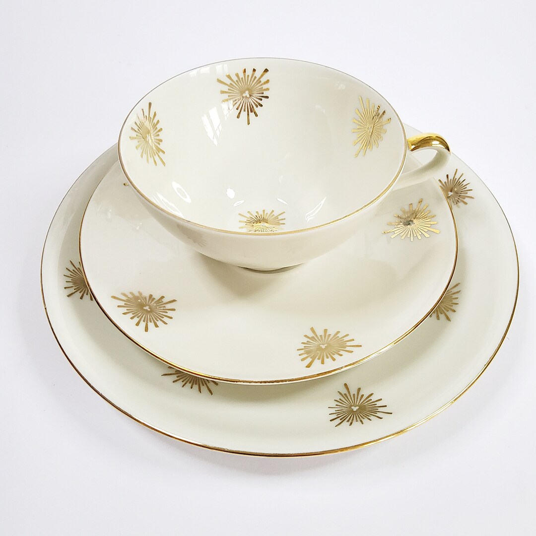 Collectible Place Setting, 40s-50s, Vintage Coffee Place Setting, 3 ...