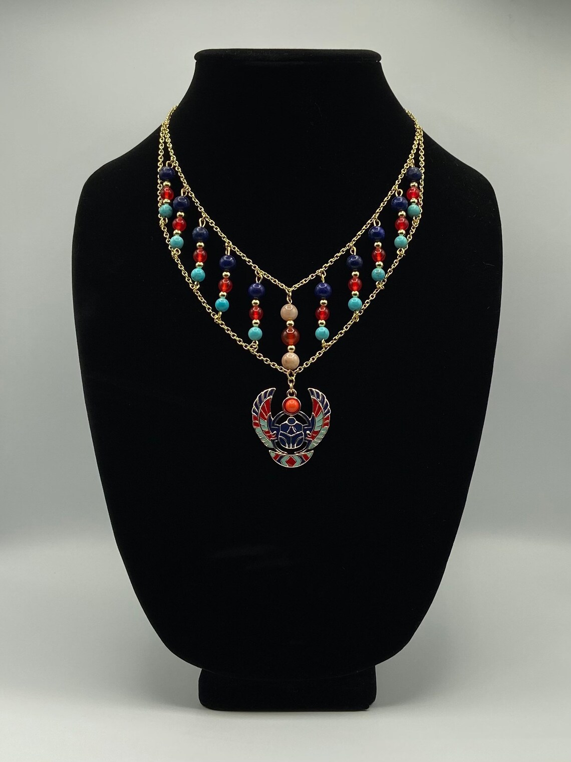 Egyptian Jewelry Set Egyptian Style Jewelry Egypt Themed. - Etsy