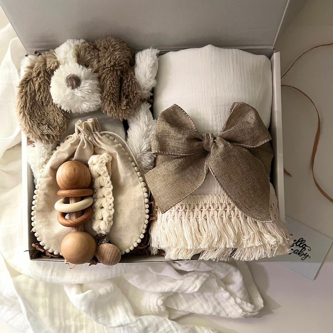 Baby Gift Set, Neutral Gift Box, Baby Gift Set, Baby Shower Gift, New ...