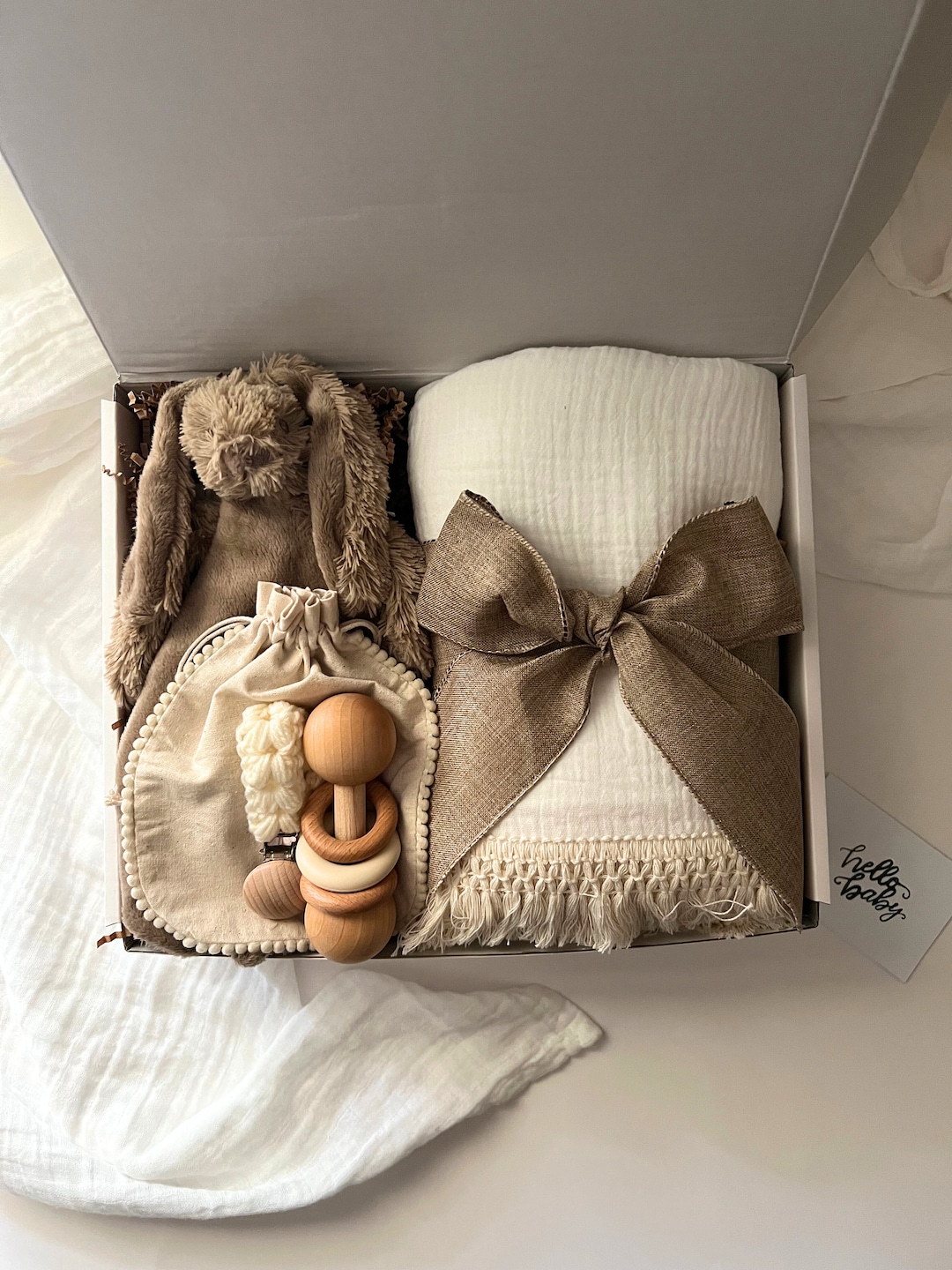 Baby Gift Set, Neutral Gift Box, Baby Gift Set, Baby Shower Gift, New ...